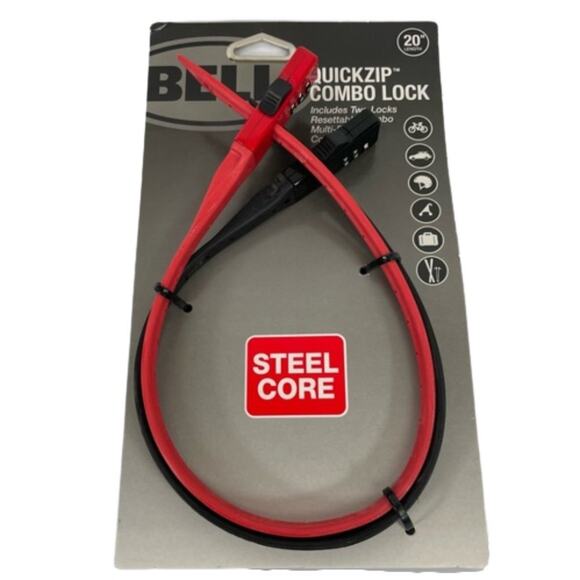 Bell | Storage & Organization | Bell Quickzip Combo Lock 2 Length ...